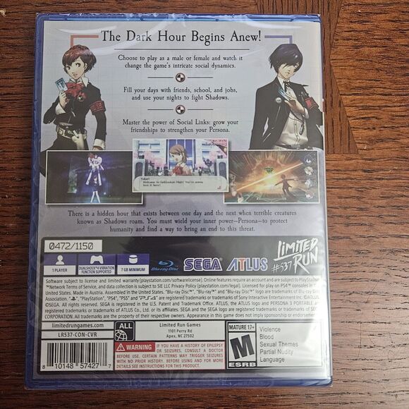 Video Games & Consoles | Limited Run Persona 3 Portable Foil Sdcc 224 Playstation 4 Ps4 Lrg 537 ...